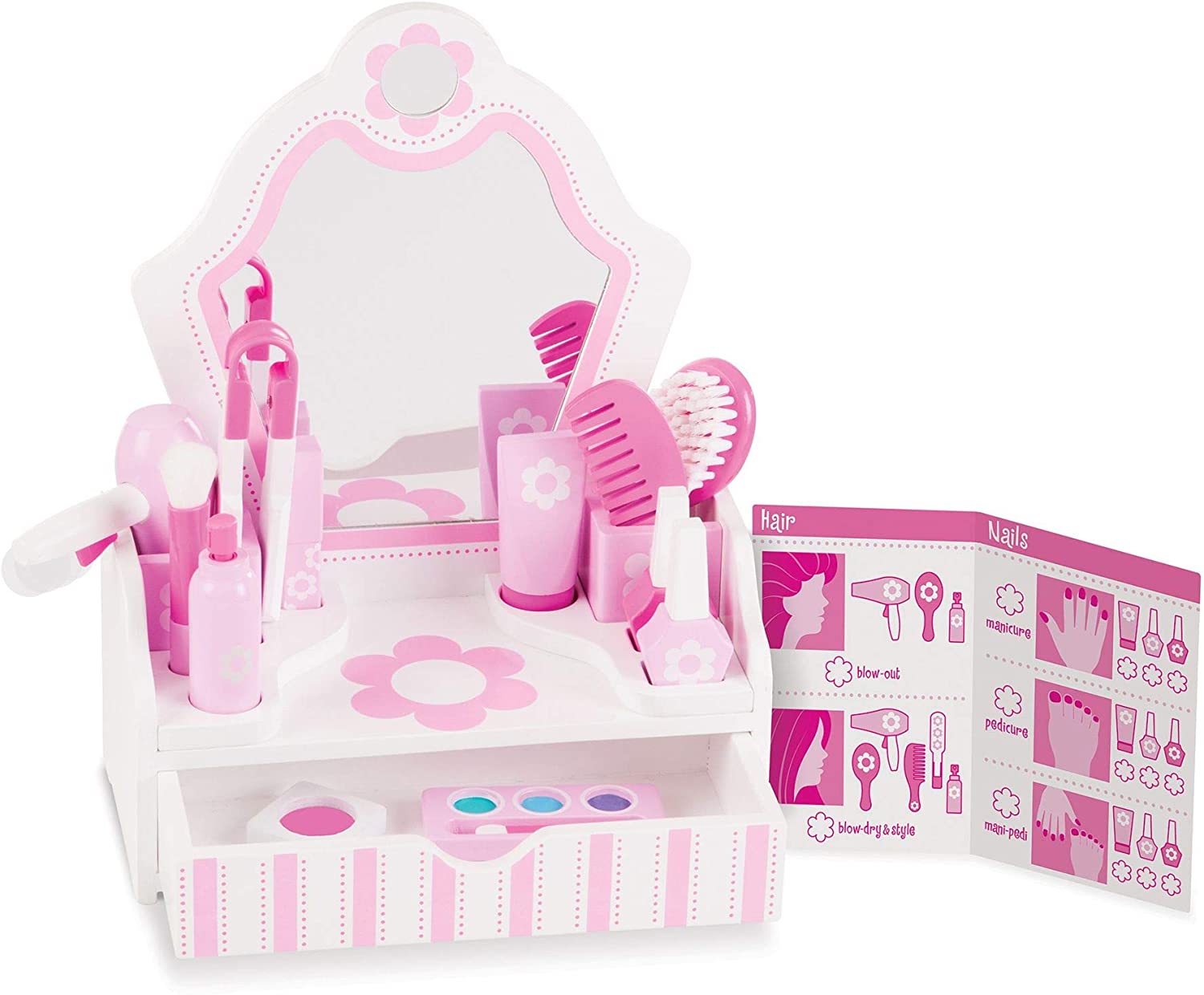 Wooden Beauty Salon Play Set – Learning Express Toys & Gifts ...