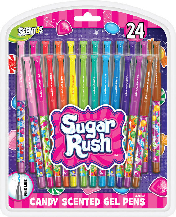 Sugar Rush 24pk Gel Pens – Learning Express Toys & Gifts - Birmingham AL